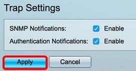 Configure Simple Network Management Protocol SNMP Trap Settings On A Switch Cisco