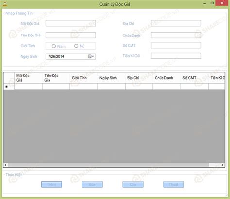 Source Code Quản Lý Thư Viện C Full Code