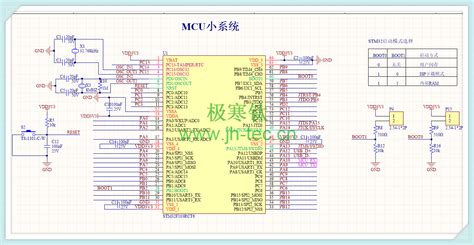 0252基于stm32单片机的电子秤称重压力检测原理图pcb及proteus仿真 极寒钛博客网
