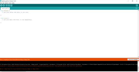 Debugging Arduino The System Cannot Find The File Specified Error