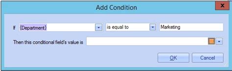 On Premise Using Conditional Fields Exclaimer Knowledge Base
