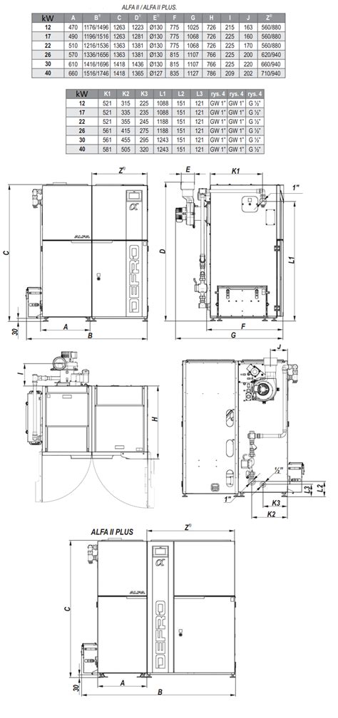 Granulinis Katilas Defro Alfa Ii Alfa Ii Plus 22clt