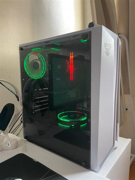 Gaming Cpu White Rgb Aesthetic Computers And Tech Desktops On Carousell