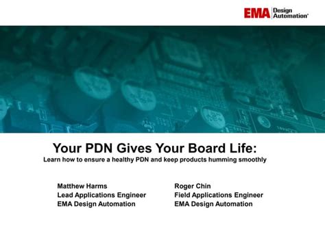 Your Pcb Power Delivery Network Pdn Gives Your Board Life Pptx