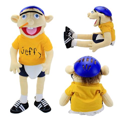 Jeffy Plush Toy Cosplayjeffy Hat Hand Puppet Game Jeffy Puppet Soft