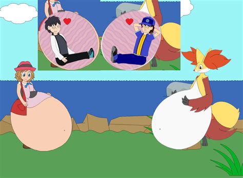 Serena And Delphoxs Biggest Fans By Soralone3ranger On Deviantart