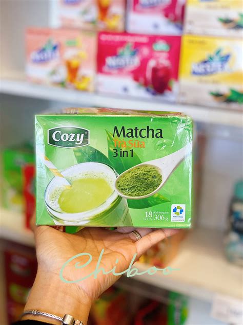 Trà Cozy matcha - ĂN VẶT KIM CHI CZ- CHIBOO
