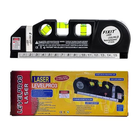 Nivel Laser Con Metro Tres Burbujas Alineador Luegopago