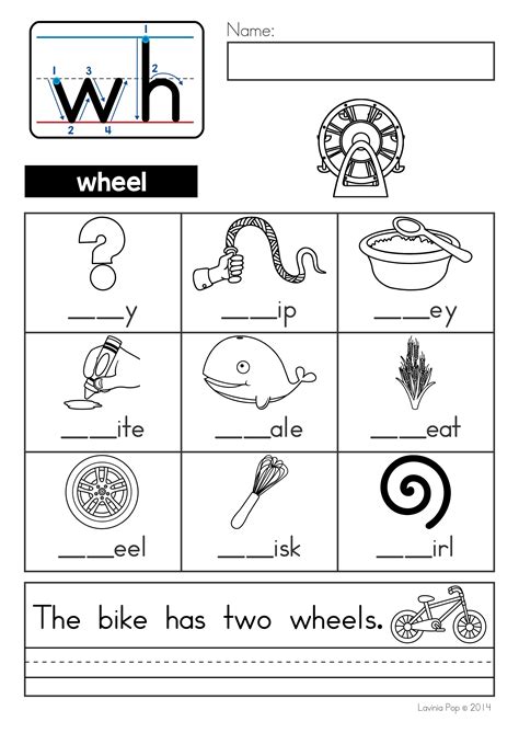 FREE Digraph WH Phonics Word Work Multiple Phonograms Digraphs Worksheets Phonics