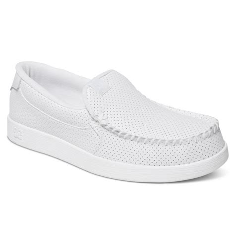Villain Chaussures Slip On En Cuir Pour Homme Dc Shoes