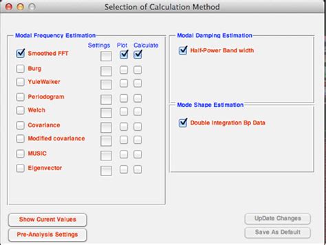 Selection Of Modal Identification Techniques In Rec Mids Nine Download Scientific Diagram