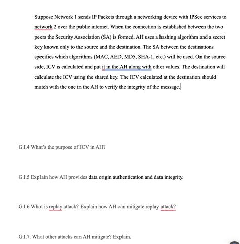 Solved Suppose Network 1 Sends Ip Packets Through A