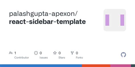 Github Palashgupta Apexon React Sidebar Template