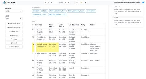 Github Kasnerztabgenie A Multi Purpose Toolkit For Table To Text