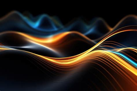 Premium Ai Image Abstract Light Patterns