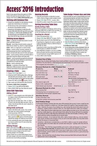 Microsoft Word 2016 Cheat Sheet Pdf Statssno