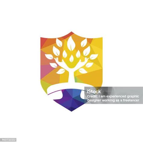 네이처 콜 벡터 로고 디자인 핸드셋 및 핸드트리 아이콘 디자인 템플릿입니다 건강한 생활방식에 대한 스톡 벡터 아트 및 기타 이미지 건강한 생활방식 나무 녹색 Istock