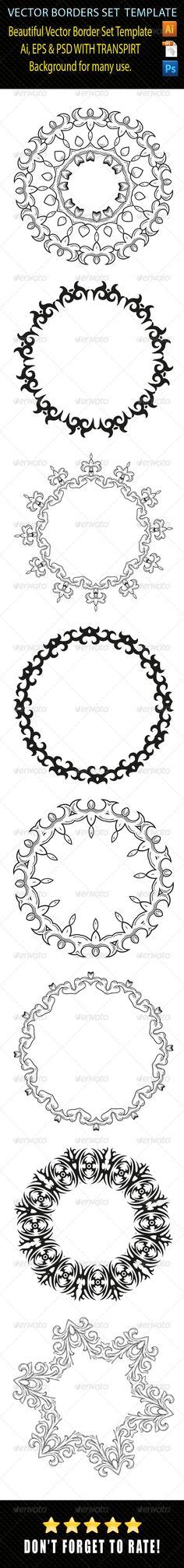 Vector Mix Frames And Rounded Borders Ideas Borders Vector Border Vector