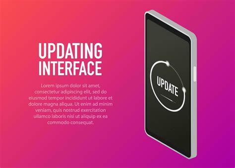 System Software Update Concept Loading Process In Smart Phone Screen