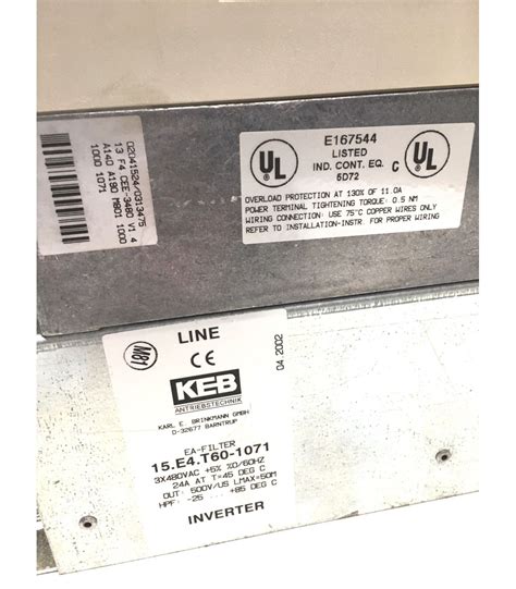 Inverter Keb Combivert 13 F4 Eec 3480 1