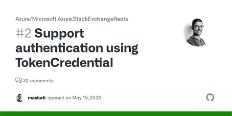 Support Authentication Using Tokencredential · Issue 2 · Azure