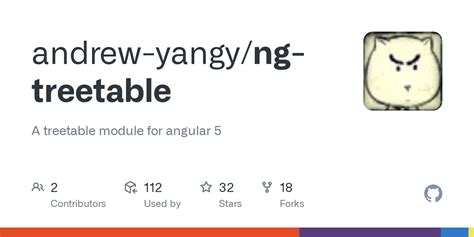 Github Andrew Yangyng Treetable A Treetable Module For Angular 5