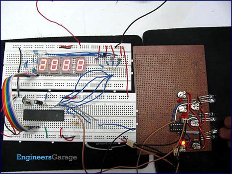 Bidirectional Visitor Counter Circuit Diagram