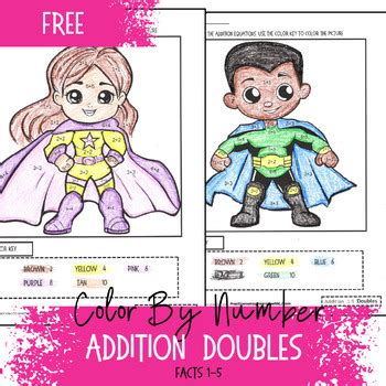 Color By Number Addition By PracticemakesprogresswithLJ TPT