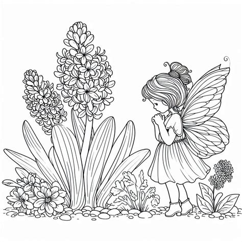 Hyazinthen Ausmalbilder Malvorlagen Hyazinthen Zum Ausdrucken