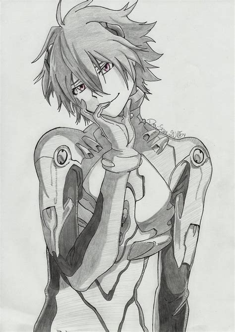 Kaworu Nagisa By Dei On DeviantArt