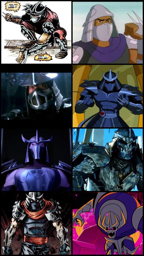 Who Is Your Favorite Shredder Is All Of Tmnt Media Rtmnt