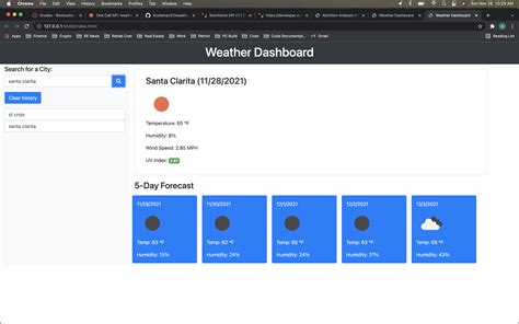 Github Acoleman Weather Application Search For The Weather In Your City