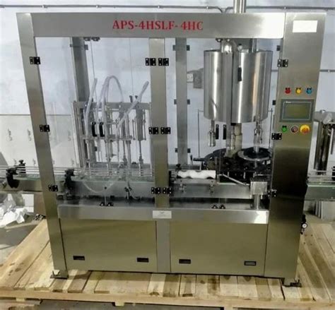 Automatic Four Head Indivisual Servo Filling Cum Four Head Screw Capping Machine At ₹ 1700000