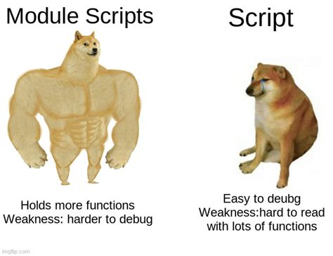 Module Scripts Vs Scripts Rrobloxgamedev