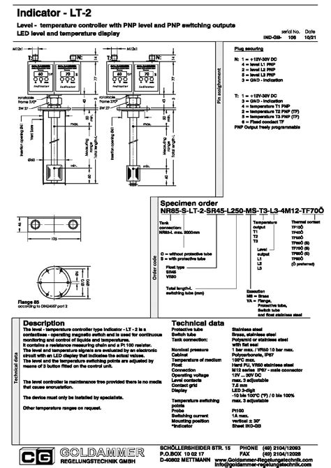 Indicator Ind Goldammer Regelungstechnik