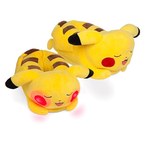 Light Up Pikachu Slippers Geekalerts