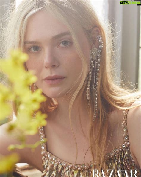 Elle Fanning Instagram Bazaaruk Gethu Cinema