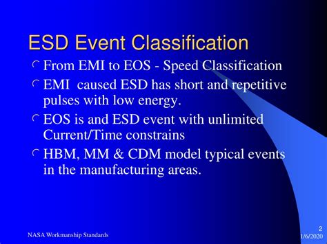 Ppt Esd Protection Models Sensitivity Levels And Implementation Powerpoint Presentation Id