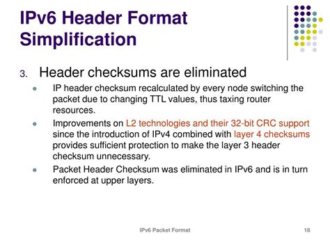 PPT IPv Packet Format PowerPoint Presentation Free Download ID