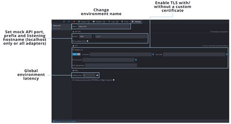 Mockoon GUI Cheat Sheet