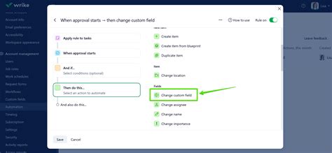Automation Rules Notifymention Users From Custom Field Type User Wrike Help Center