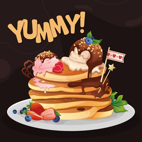 Artstation Illustration Series Yummy Food