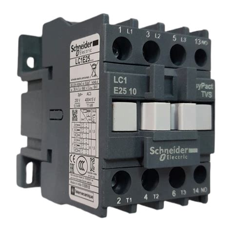 Contactor 3 Polos 25A 220v 50hz LC1E2510M5 SCHNEIDER | Ferrelectrica SPA