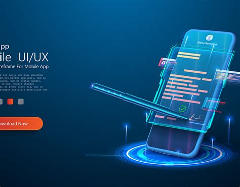 Software Development Programming Coding Concept Blue Behance