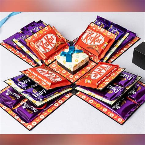 Chocolate Explosion Box Donut Chocolate Explosion Donut