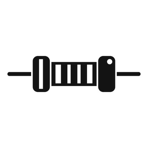 Premium Vector Power Resistor Icon Simple Vector Electric Circuit