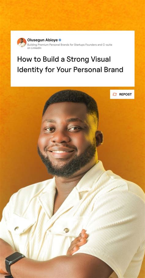 Olusegun Abioye On Linkedin How To Build A Strong Visual Identity For