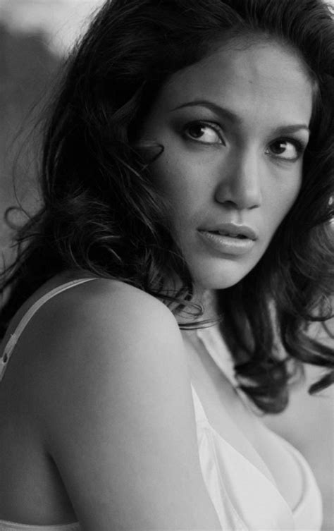 Jennifer Lopez Hot Black And White Photoshoot Full HD Wallpaper
