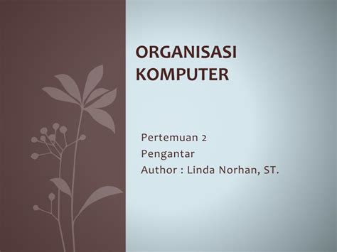 Ppt Organisasi Komputer Powerpoint Presentation Free Download Id