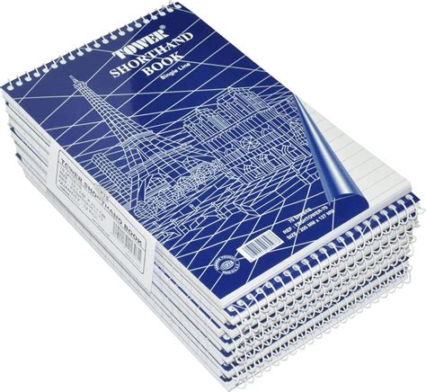 FIS Tower Shorthand Book Top Spiral Binding Size 205x127mm 70 Sheets